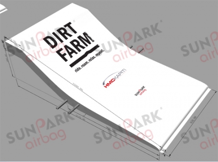 Inflatable Bike Landing - China Sports Airbag Provider