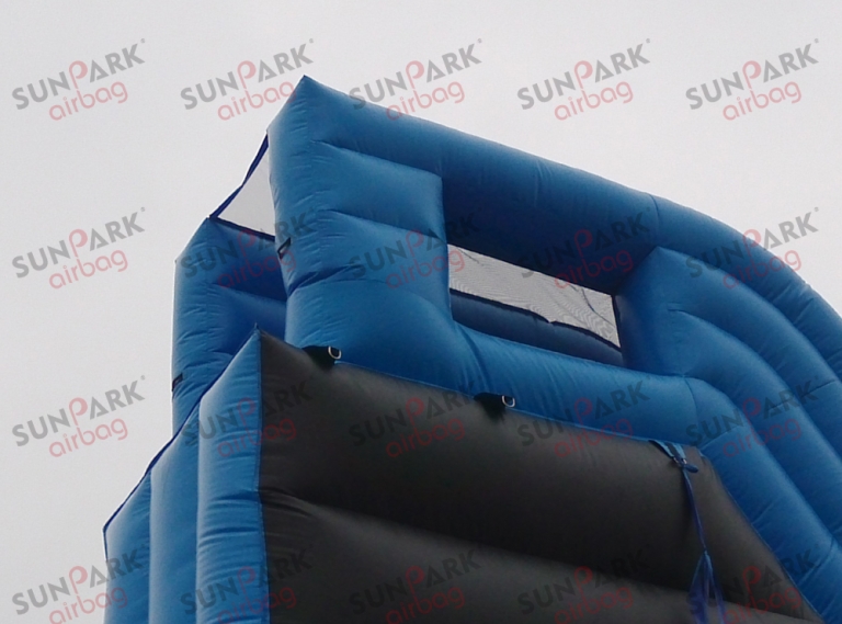 Inflatable Stunt Jump Airbag Double Platform for Sale